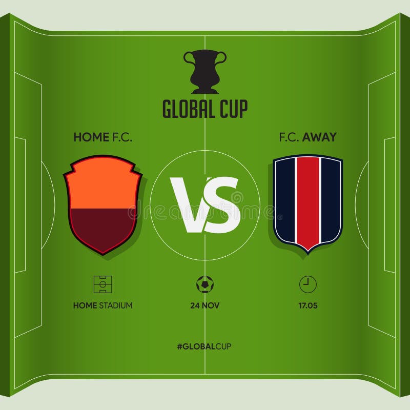 Football Team Formation, Starting List or Lineups Infographic Template ...