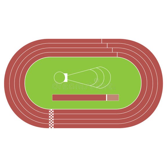 Track and Field Vector Illustration Background Graphic Stock Vector ...