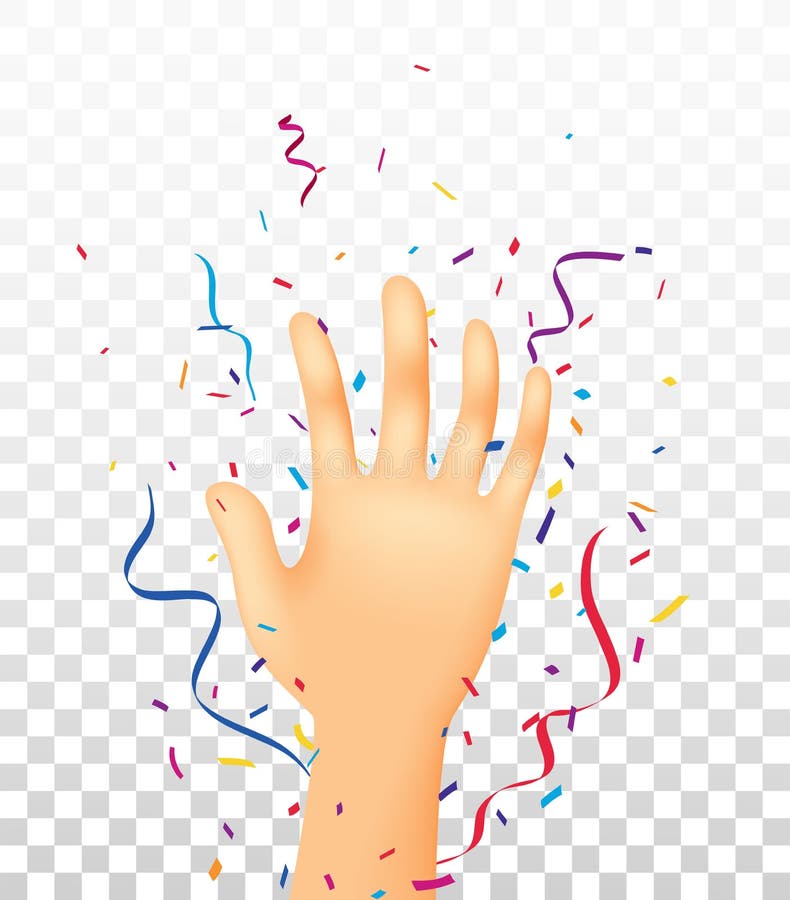 Throwing Confetti Stock Illustrations – 897 Throwing Confetti Stock ...