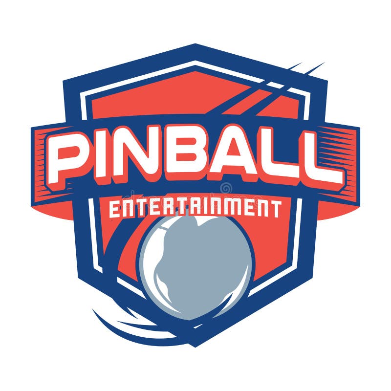 Pinball Game Arcade Vintage Retro Badge Emblem Hipster Logo Vector Icon ...
