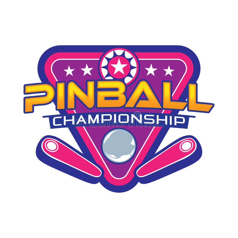 Pinball Game Arcade Vintage Retro Badge Emblem Hipster Logo Vector Icon ...