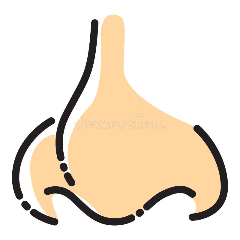 Cartoon nose stock vector. Illustration of cartoon, vector - 257968882