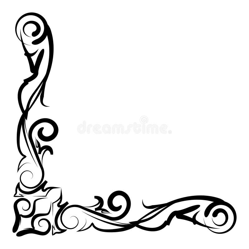 Decorative Modern Tribal Border Stock Vector - Illustration of border ...