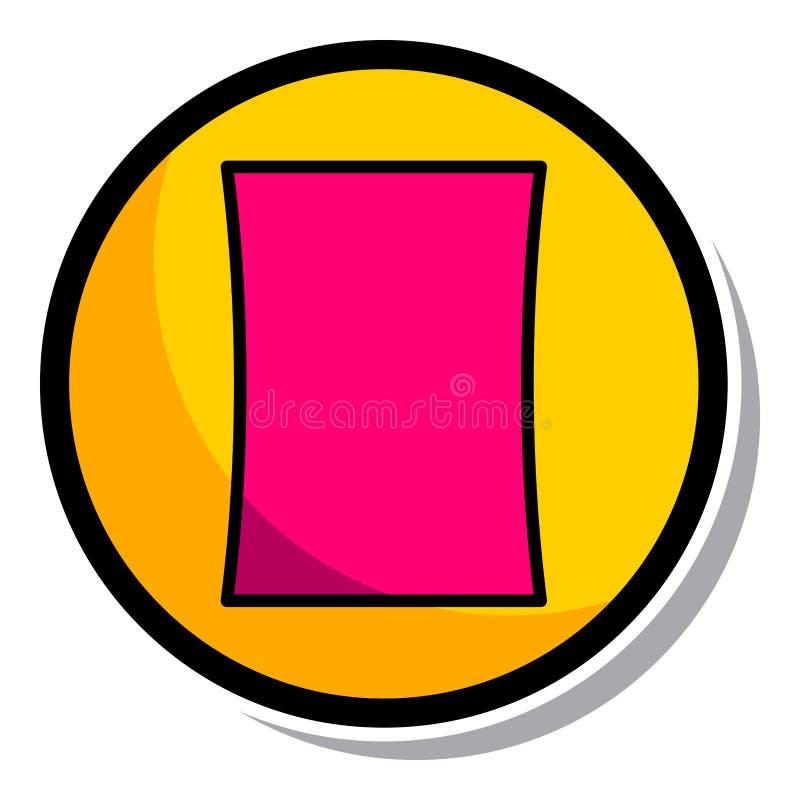 Cartoon stop button stock vector. Illustration of stop - 258031663