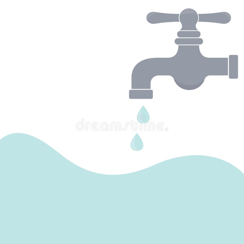 Water Faucet Vector Illustration Graphic Stock Vector - Illustration of ...
