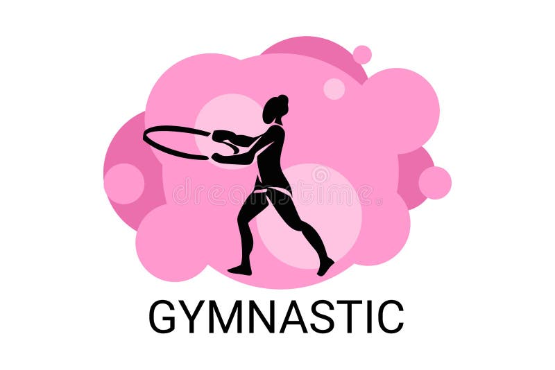 Gymnastic Sport Vector Line Icon. Practice Gymnastic Stock Vector ...