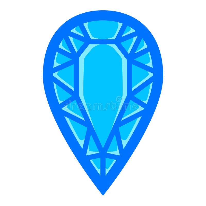 Cartoon diamond shape stock vector. Illustration of cartoon - 258096338