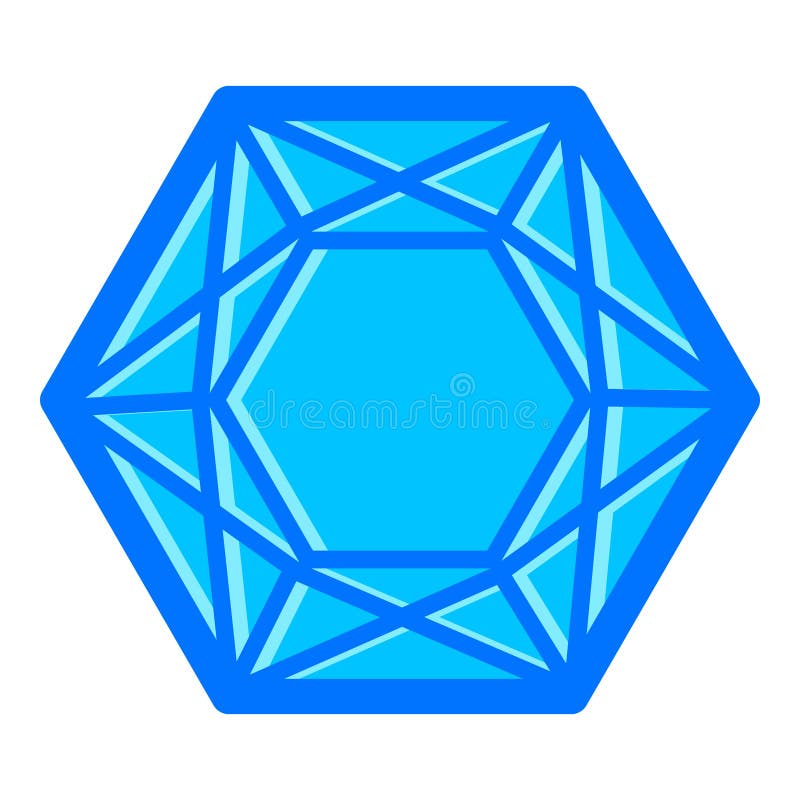 Cartoon diamond shape stock vector. Illustration of design - 258096364