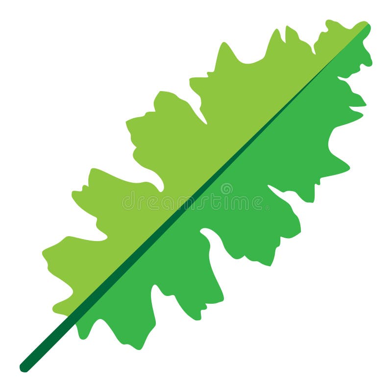 Cartoon leaf stock vector. Illustration of nature, logo - 258124484