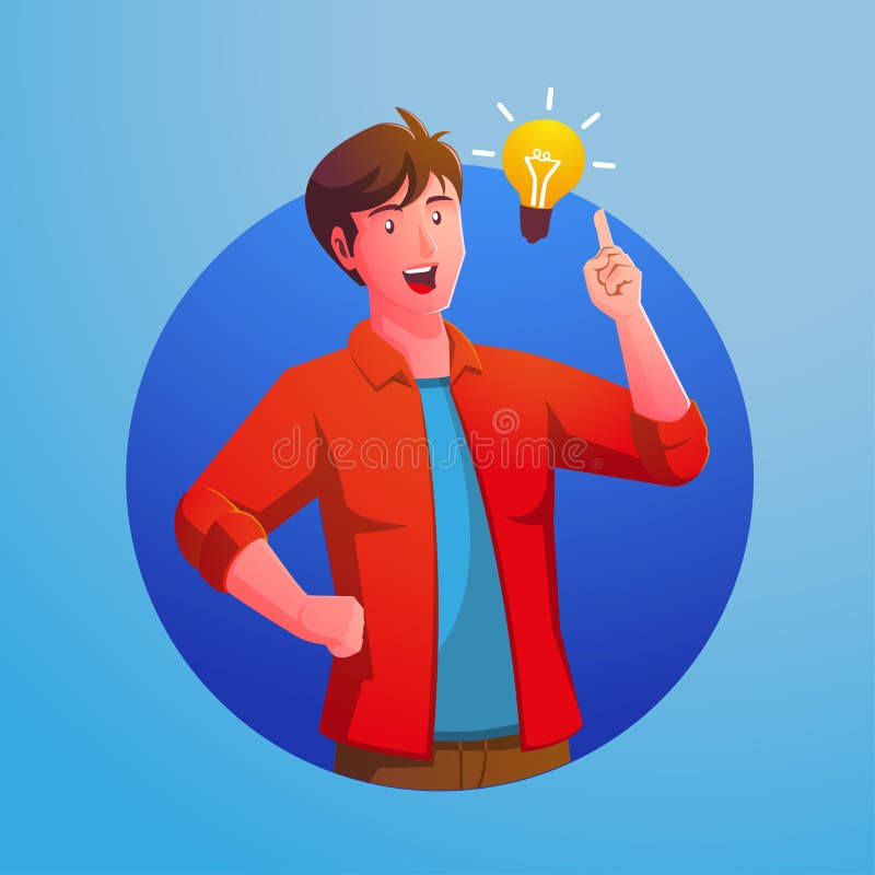 Person Finds Solution Stock Illustrations – 130 Person Finds Solution ...