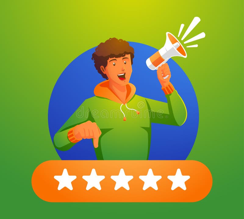 People Giving Five Star Feedback, Customer Review Concepts, Reviews ...