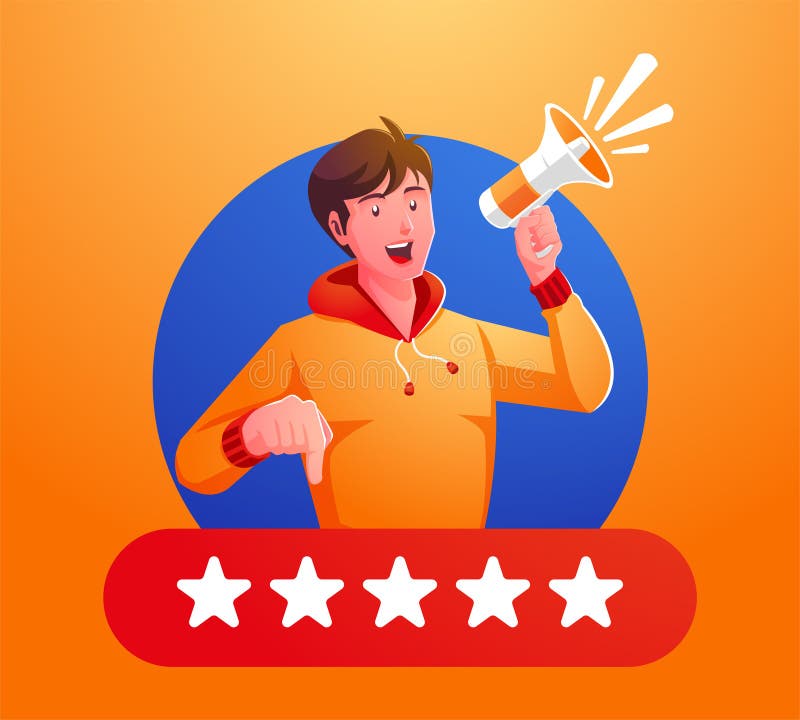 People Giving Five Star Feedback, Customer Review Concepts, Reviews ...