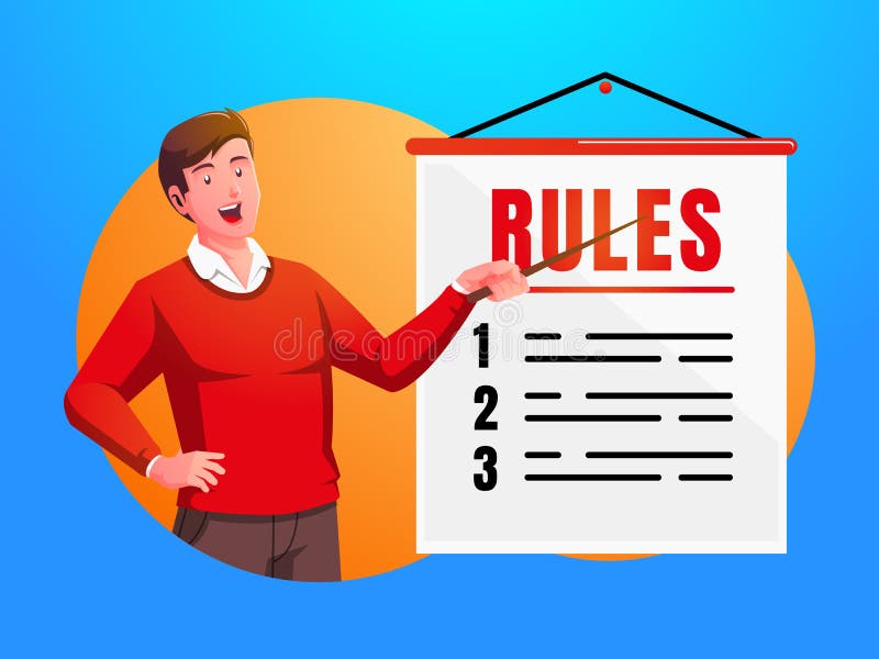 List or Rules Reading Guidance Making Checklist Stock Vector ...