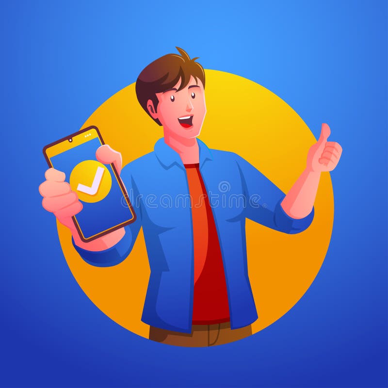 A Mobile Application Software Developer Concept Stock Vector - Illustration of business, graphic ...