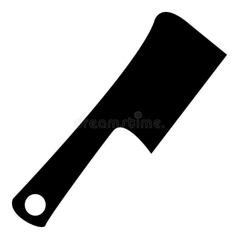 Cartoon cleaver stock vector. Illustration of cleaver - 258265765