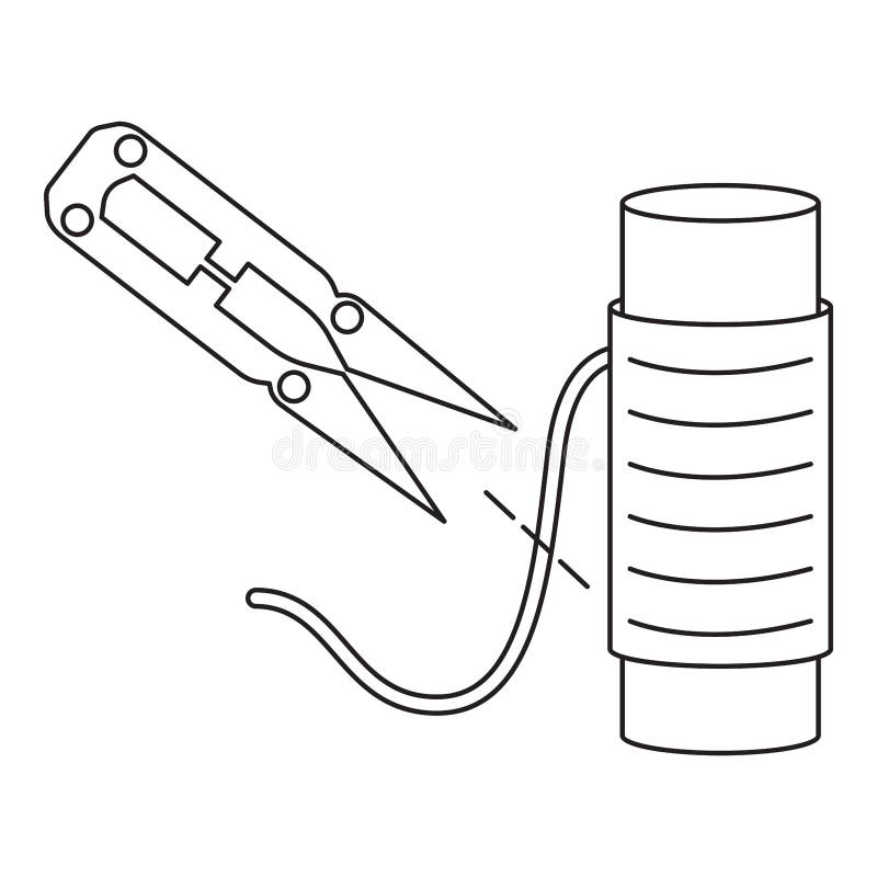 Cartoon cutting hair stock vector. Illustration of flat - 258273089