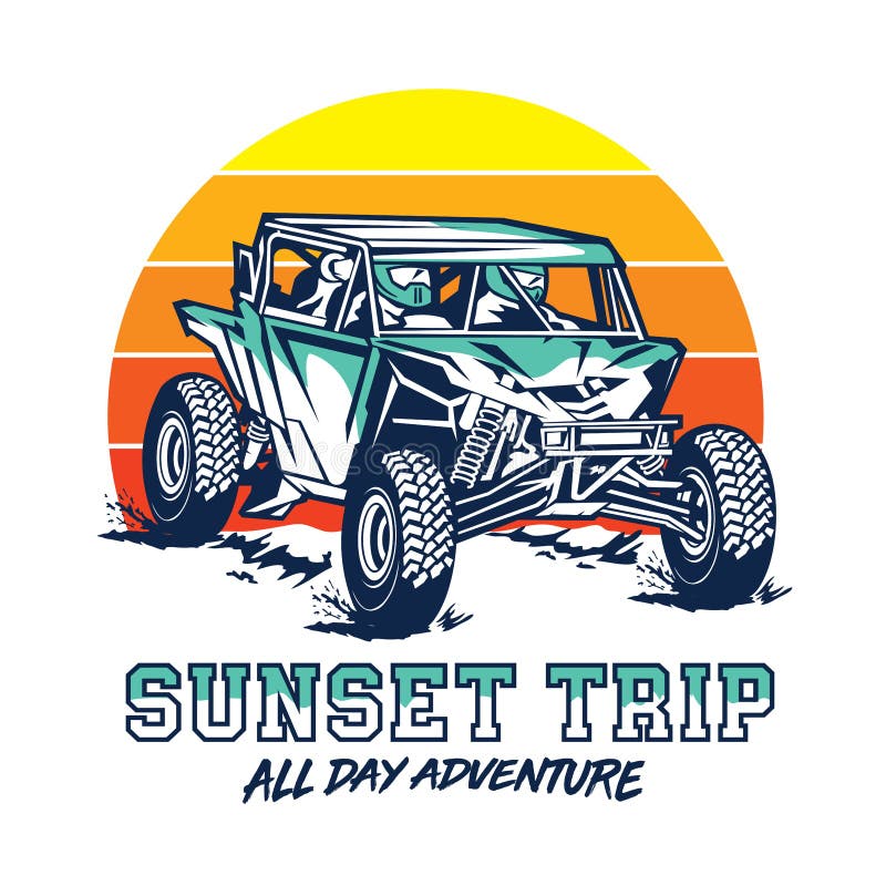 Buggy Extreme Adventure Trip Race Sport Vector Illustration Design ...