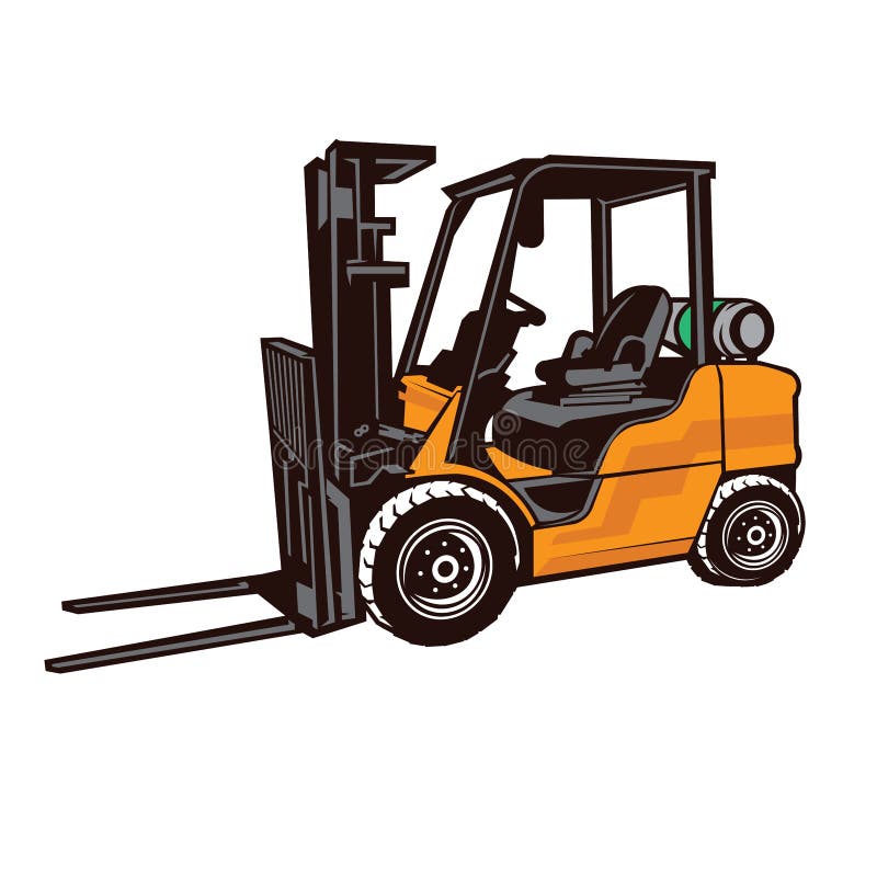 Forklift Equipment Vector Illustration Design Stock Vector ...