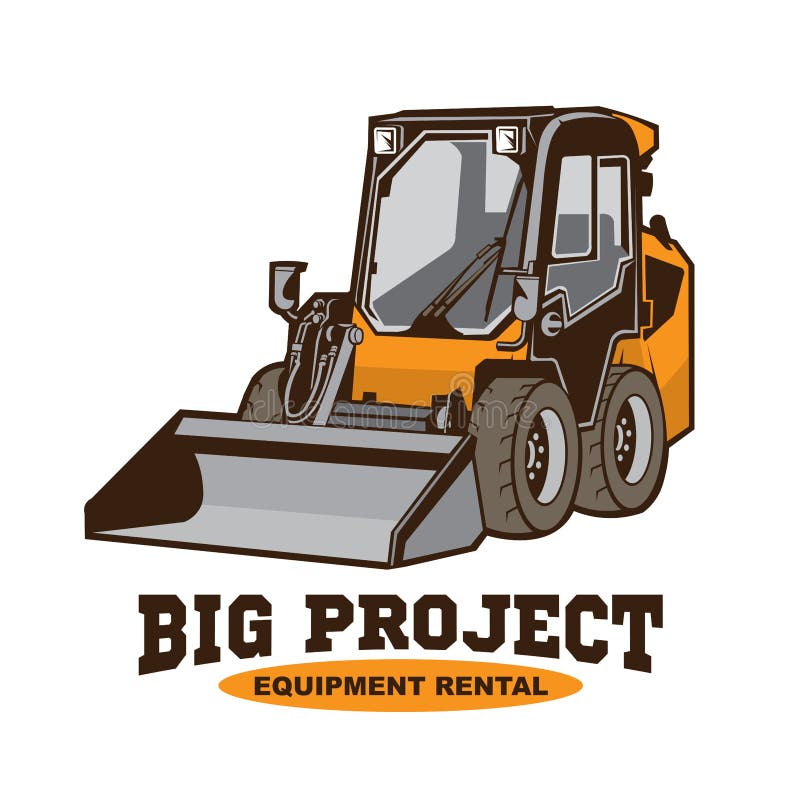 Loader Equipment Transportation Vector Illustration Logo Design Stock ...