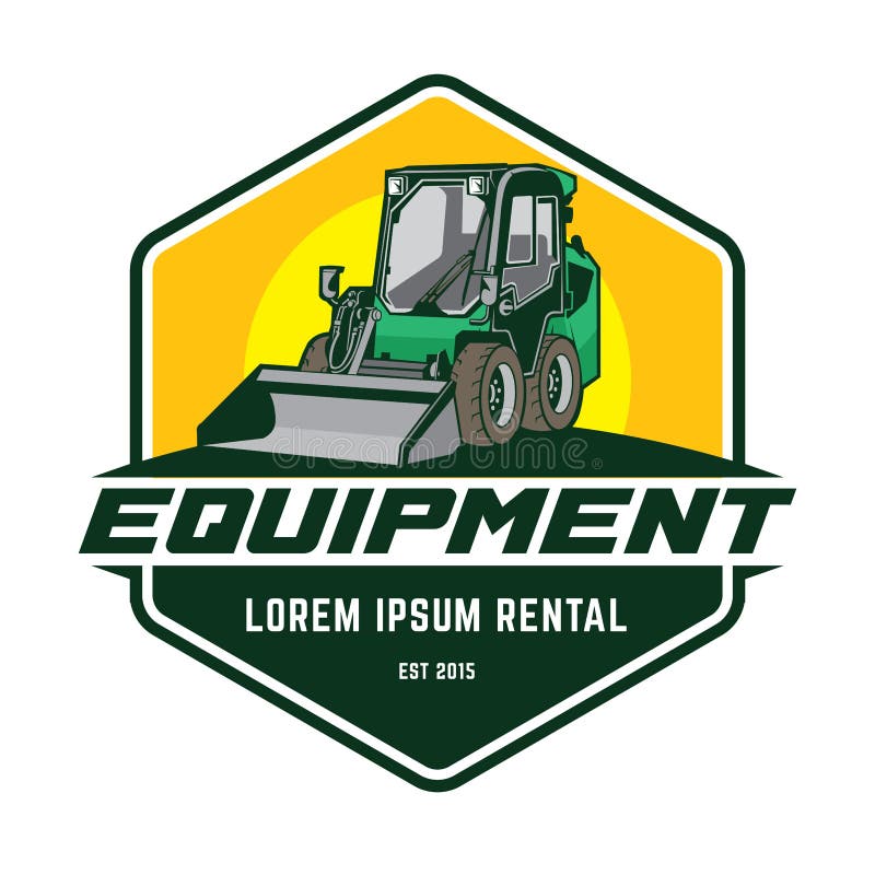 Loader Equipment Transportation Vector Illustration Logo Design Stock ...