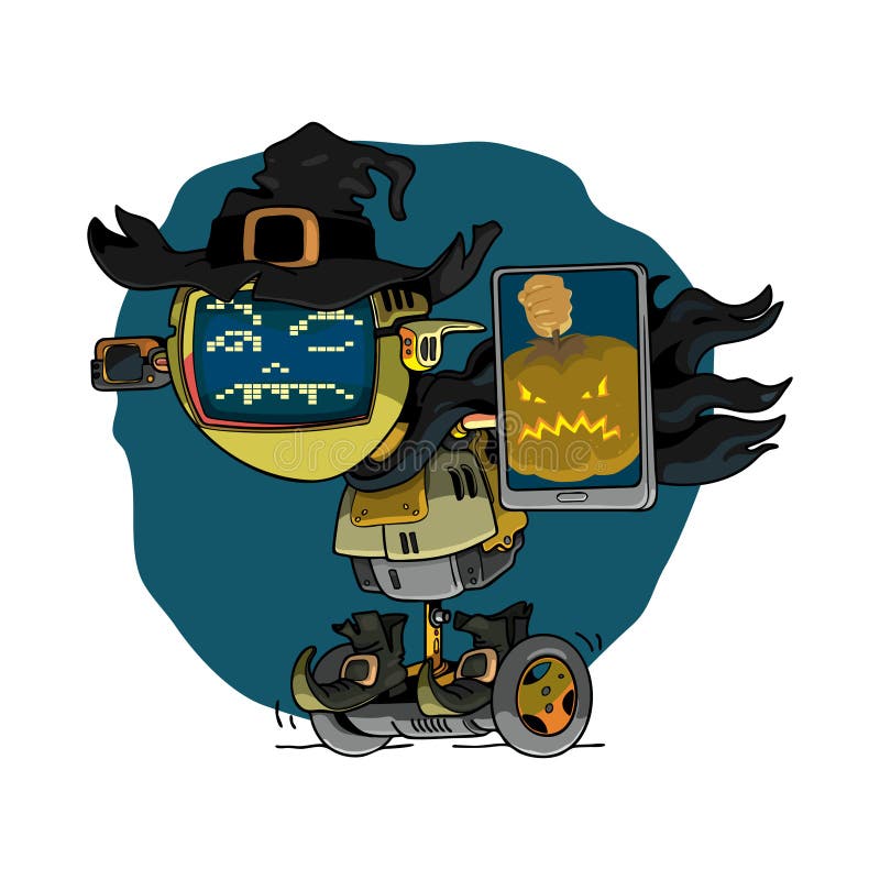 Witch Bot Stock Illustrations – 3 Witch Bot Stock Illustrations ...