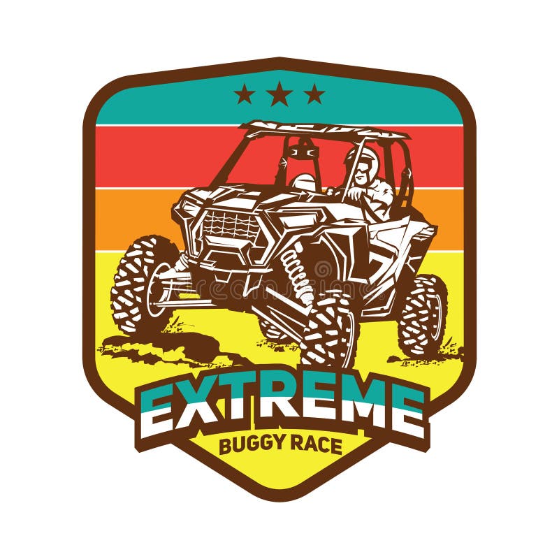 ATV Buggy Extreme Sport Team and Racing Club Logo Stock Vector ...