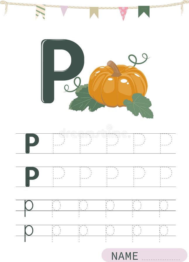 Alphabet Worksheet. Handwriting Alphabet Letters Stock Vector ...