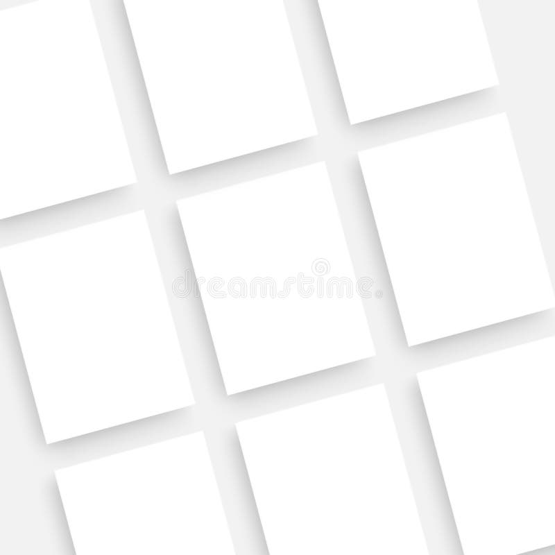 Blank Rectangular Screens for Social Media Posts Templates Stock Vector ...