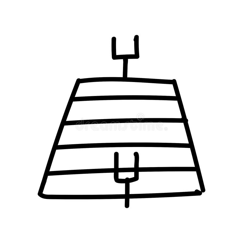 Doodle American Football Field Stock Vector - Illustration of icon ...