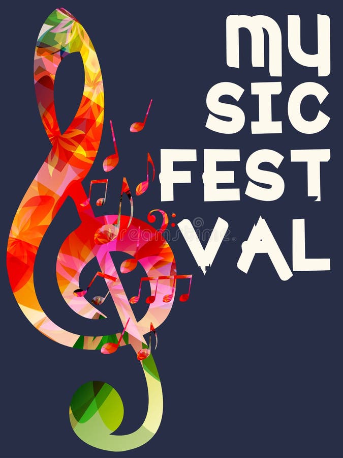 Colorful G Clef Stock Illustrations – 290 Colorful G Clef Stock ...