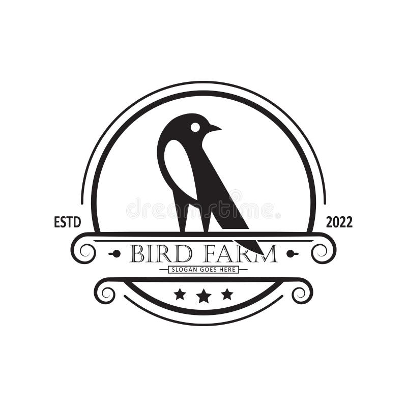 Farm Bird Logo Stock Illustrations – 20,142 Farm Bird Logo Stock ...