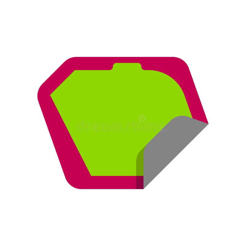 Cartoon sticker label stock vector. Illustration of badge - 259009501