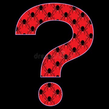 Spider Question Mark Stock Illustrations – 26 Spider Question Mark ...