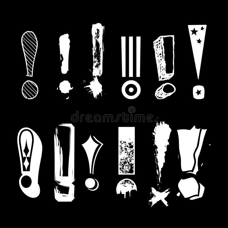 Punctuaction Marks Stock Illustrations – 1 Punctuaction Marks Stock ...