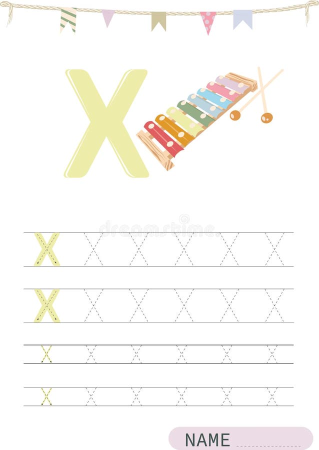 Alphabet Worksheet. Handwriting Alphabet Letters. Activity for Kids ...