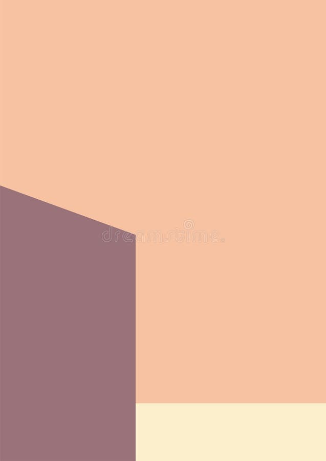 Geometric Architecture Background with Minimal Design on Tone Color ...