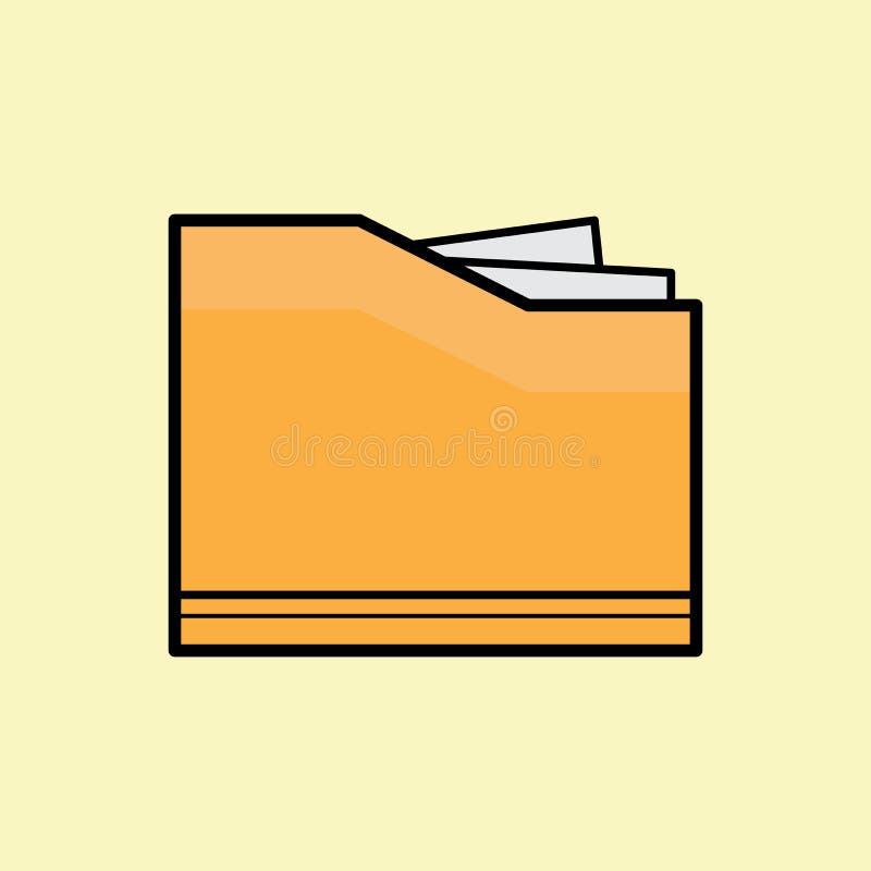 Yellow Binder Folders Design Drawings Stock Illustrations – 271 Yellow ...