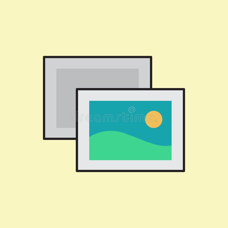 Green Photo Album Vector. Photo Album Icon Vector Illustration Stock ...