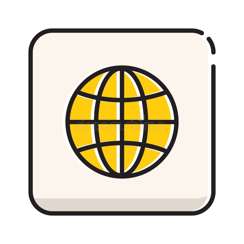 Cartoon button browser stock vector. Illustration of system - 259493836