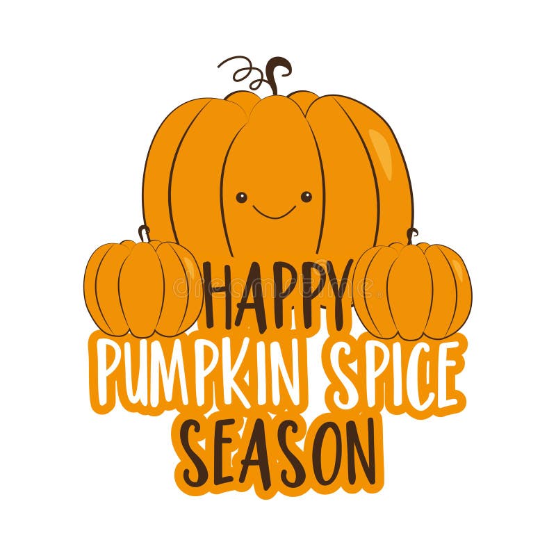 Happy Pumpkin Spice Season - Funny Hand Drawn Dogl with Pumpkin Spice ...