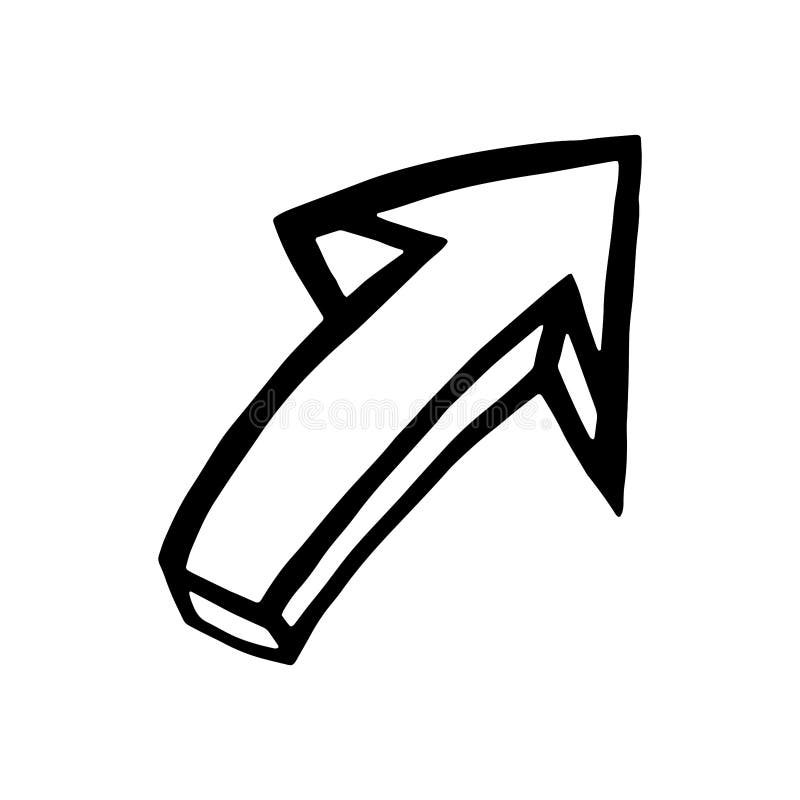 Thin line arrow stock vector. Illustration of logo, arrow - 259544738