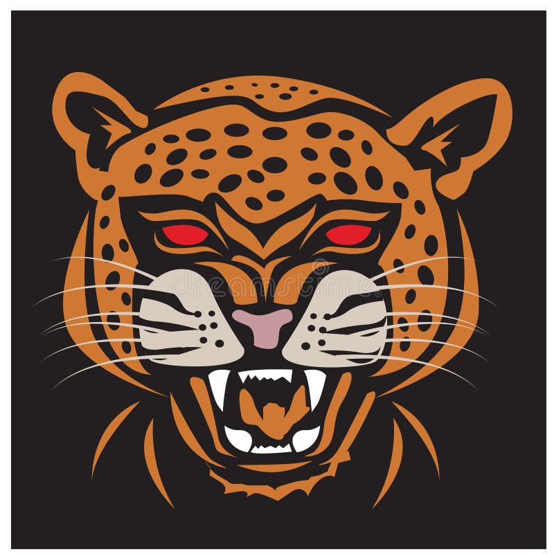 Leopard Head Icon Pattern Stock Illustrations – 244 Leopard Head Icon ...