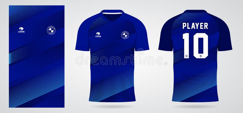 Football Jersey Sport Design Template Stock Vector Illustration Of