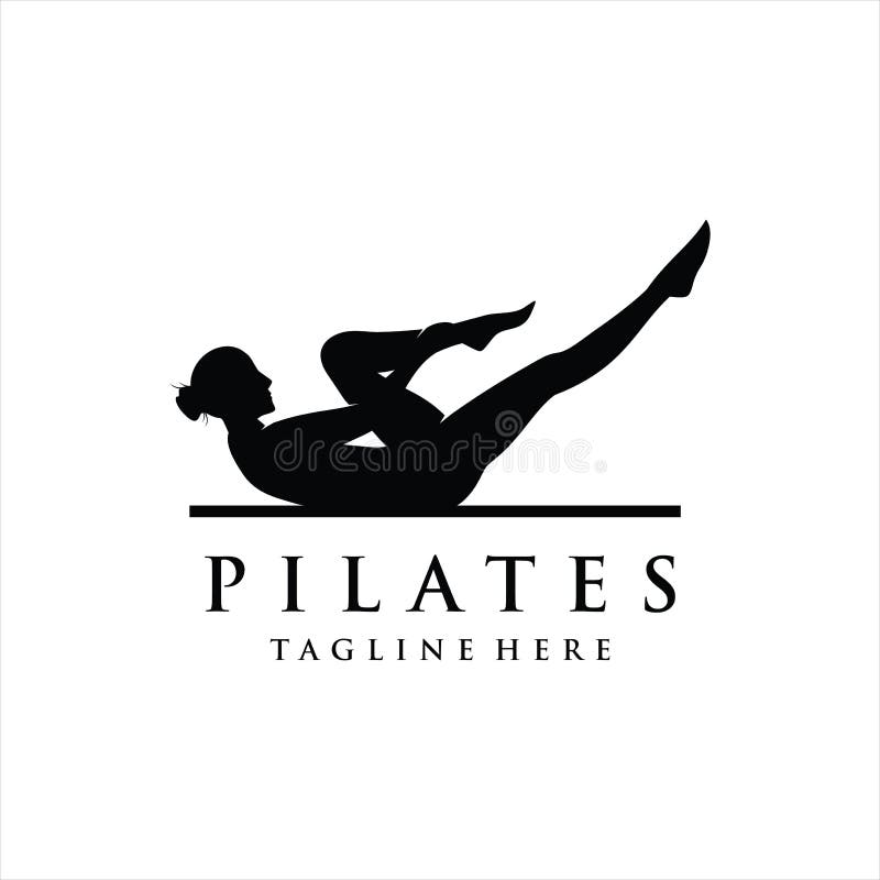 Pilates Sitting Pose Logo Icon Symbol Stock Illustrations – 26 Pilates ...