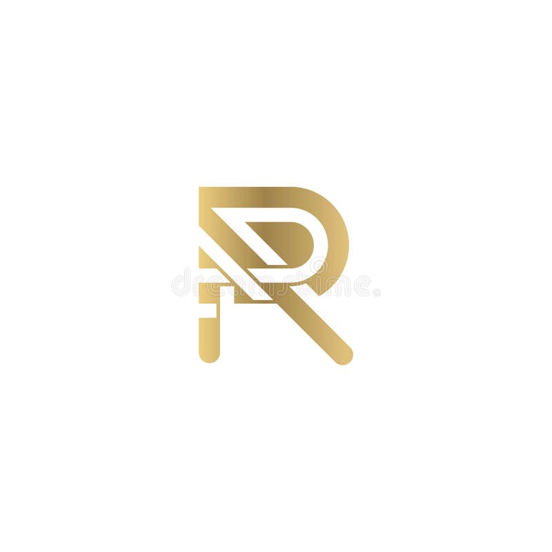 Alphabet Letters Initials Logo RR, R , R and P Stock Illustration ...