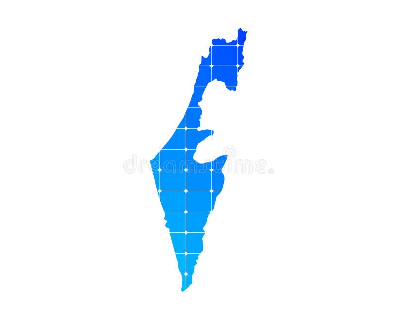 Israel Map Shape Outline Blue Stock Illustrations – 210 Israel Map ...