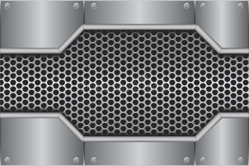 Metal panel wallpaper stock photo. Image of metal, wallpaper - 259990468