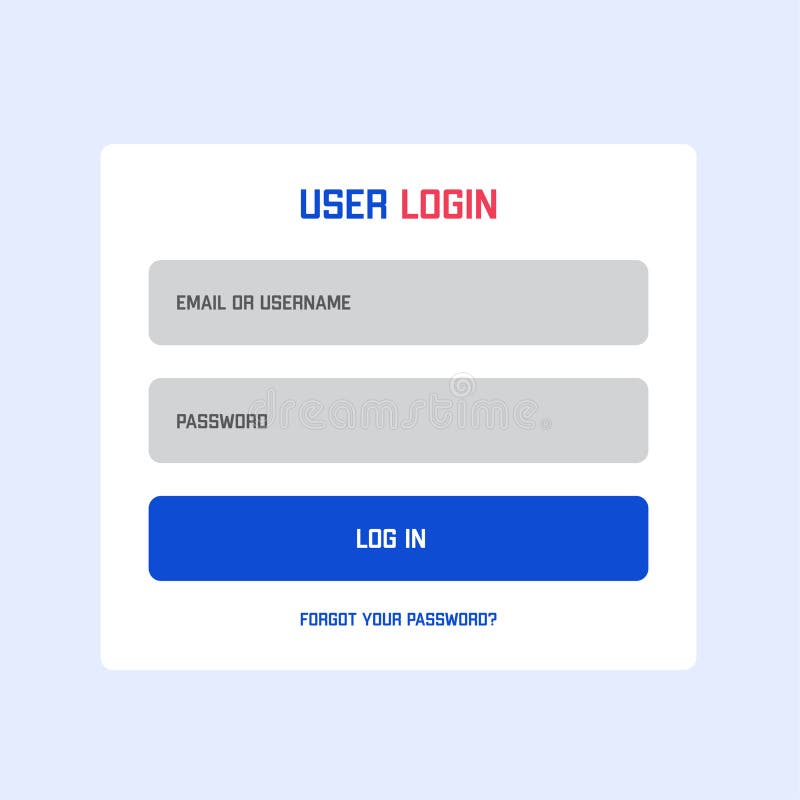 Login design stock vector. Illustration of black, login - 13172536