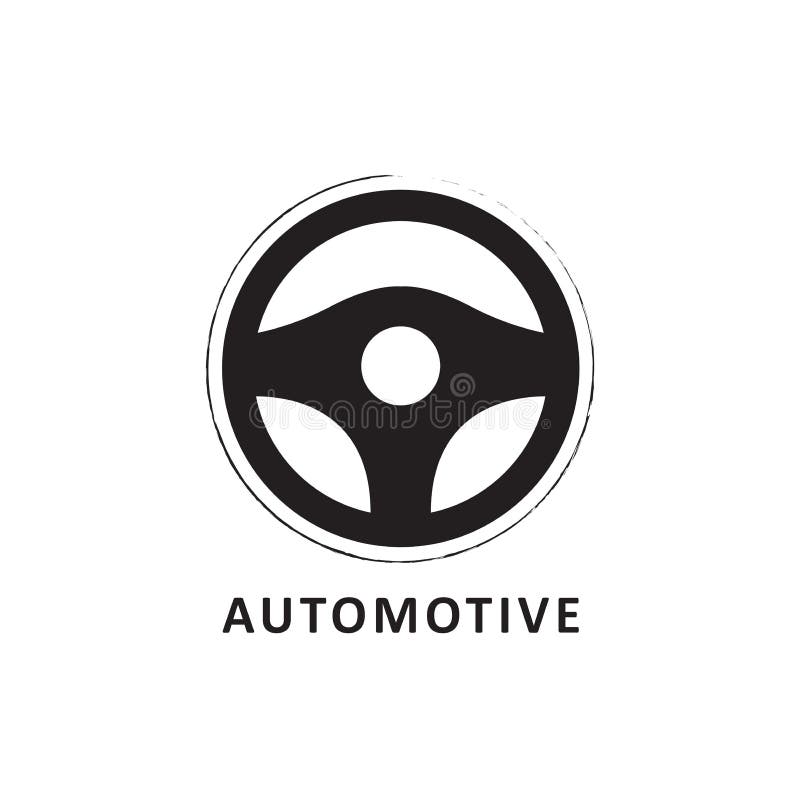 Car Vehicle Tools. Rudder Shape. Vector Illustration of a Car Theme, or ...