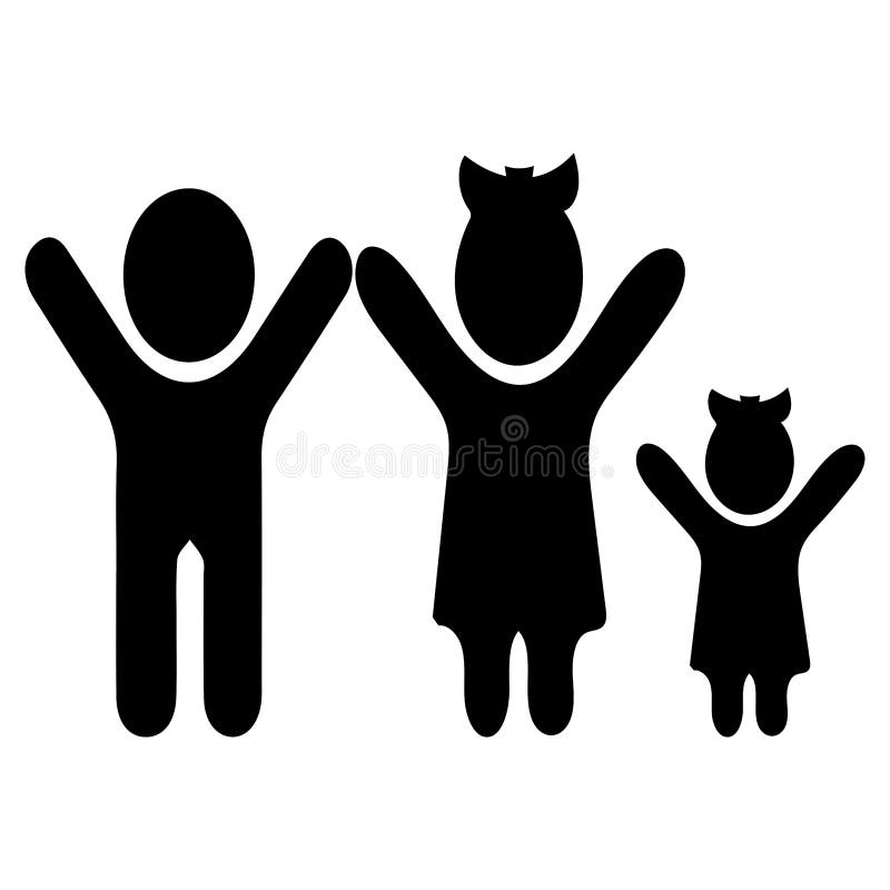 People Icon. Family Icon in Trendy Flat Style Isolated on White ...